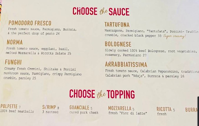 Cesarina Restaurant Menu | Authentic Italian Cuisine in San Diego